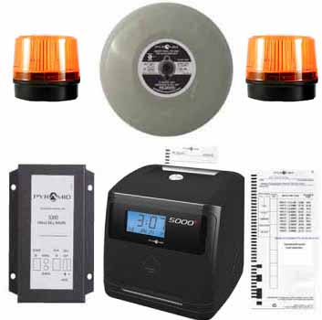 Time Clock Outlet - Pyramid 5000 self totaling time clock Pyramid 5000