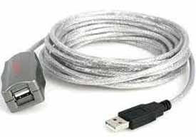 Time Clock Outlet - 16' USB Extension Cable USB 16' Cable Extension